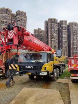 China Shacman STC500E5 Used Truck Crane 50 Ton Capacity 45.5m Boom 336hp Engine Heavy Duty Construction Equipment for sale