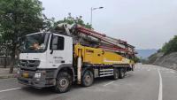 China XCMG HB62V 62m Concrete Pump Truck 180m³/h Capacity with Mercedes-Benz Actros 4141 Chassis for sale