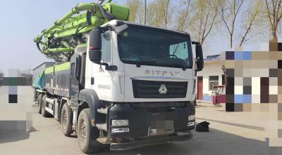 China Used Zoomlion 63m Boom Concrete Pump Truck ZLJ5440THBKF 2020 Model with 180 m³/h Capacity for sale