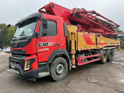 China SYM5352THB 520C-10 Used Concrete Boom Pump with 52m Reach and 180m³/h Capacity on Volvo Chassis for sale