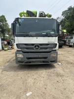 China Used Mercedes Benz Zoomlion 49m Concrete Pump Truck ZLJ5330THBBE with 180 m³/h Capacity and 6-Section Boom for sale