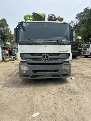 China Used Mercedes Benz Zoomlion 49m Concrete Pump Truck ZLJ5330THBBE with 180 m³/h Capacity and 6-Section Boom for sale