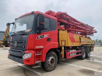 China Shacman SYM5290THBES 430C-10 Used Concrete Pump Truck 43m Capacity 120m³/h Output EURO V for sale