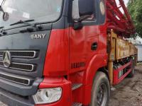 China Used Shacman 37m Concrete Boom Pump Truck SYM5230THB 370C-8A J08E Engine for sale