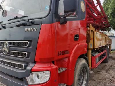 China Used Shacman 37m Concrete Boom Pump Truck SYM5230THB 370C-8A J08E Engine for sale