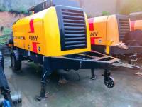 China Shacman HBT6013C-5 Used Concrete Trailer Pump - 65/40 M³/hr Output, 132 KW Diesel Engine for sale