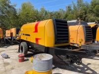 China Refurbished Shacman HBT6016-C5D Diesel Concrete Trailer Pump 186 KW 75 M³/hr Output for sale