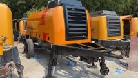 China Used Concrete Trailer Pump HBT6016C-5D 75/45 M³/hr Output 186KW Deutz Engine for sale