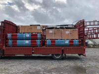 China Shacman HBT8018 Used Concrete Trailer Pump 85 m³/hr Output 280m Height 186kW Diesel Engine for sale