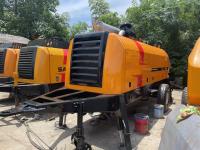 China Shacman Remanufactured Concrete Trailer Pump 7120 Kg 186 KW with 85/50 m³/hr Output for sale