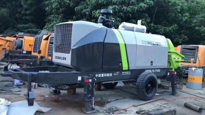 China Used Zoomlion HBT80.16.174RSU Trailer Concrete Pump 82m3/h Deutz Engine for sale