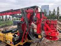 China Used Shacman SR155 Rotary Drilling Rig 6.373L Engine with 155 KN.m Torque and 5-35 Rpm Resolution for sale
