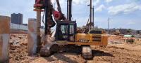 China Shacman SR205 Used Rotary Drilling Rig with 220 KN.m Torque and 2.3m Borehole Capacity - CAT C9STH Engine for sale