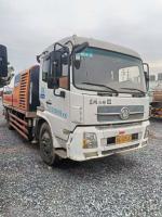 China Shacman 9018 Used Concrete Line Pump with Rexroth 0.6m³ Diesel Engine - 55-100 m³/h Output, 50m Height for sale