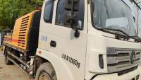 China Shacman 0.6m³ Used Trailer Mounted Concrete Pump 132KW Diesel Engine 9205×2470×3090mm Dimensions for sale