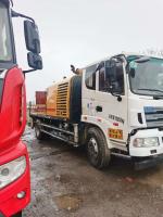 China Used Shacman Truck Mounted Concrete Line Pump 13495kg with 55-100m³/h Output Capacity for sale