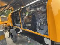 China Refurbished Concrete Trailer Pump 1800mm Stroke 500-600m Delivery Distance with PLC Control System for sale