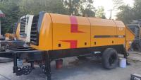 China Original Shacman Refurbished Concrete Trailer Pump 50-90m³/h Output 1800mm Stroke Electric/Diesel Power for sale