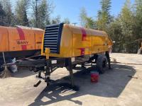 China Refurbished Concrete Trailer Pump 50-90m³/h Output with PLC Control System 6735×2125×2200mm Dimensions for sale