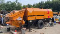China Refurbished Shacman Concrete Trailer Pump with 100-200m Delivery Height and 50-90m³/h Output Capacity for sale