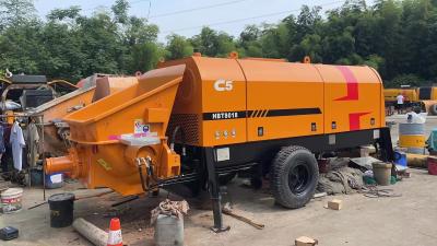 China Refurbished Shacman Concrete Trailer Pump with 100-200m Delivery Height and 50-90m³/h Output Capacity for sale