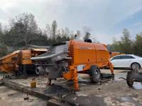 China Refurbished Zoomlion Concrete Trailer Pump HBT8016/HBT9018 - 50-90m³/h Output, 500-600m Delivery Distance for sale