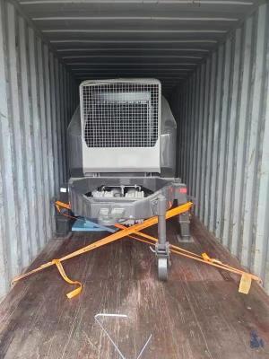 China Refurbished Shacman Concrete Trailer Pump HBT80/HBT90 with 50-90 m³/h Output and 500-600m Delivery Distance for sale