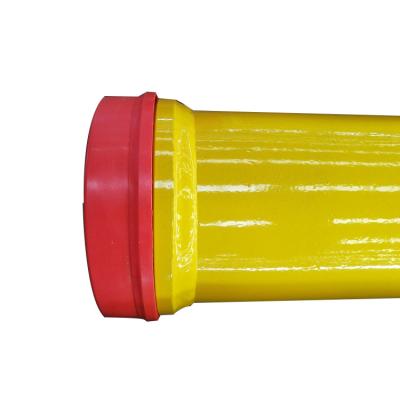 China DN125 Concrete Pump Twin Wall Pipe Line with HRC 60-65 Hardness for Shacman, Zoomlion, XCMG, Putzmeister, Schwing for sale