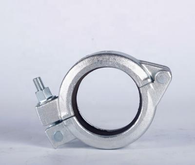China 40Cr Concrete Pump Pipe Clamp DN50-DN200 130 Bar Galvanized for Construction Machinery for sale
