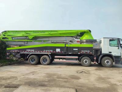 China Refurbished Zoomlion 56m Concrete Pump Truck with 180 m³/h Output and 11.3 MPa Pressure for sale