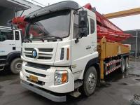 China Shacman 37m Concrete Pump Truck with 60-100 m³/h Output and 8-13 MPa Pressure for sale
