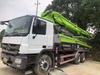China Refurbished Zoomlion 47m Concrete Pump Truck | 180 m³/h Output | 4-Axle Diesel Engine for sale