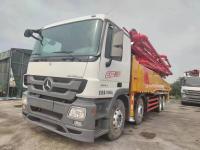 China Shacman 52m Refurbished Concrete Pump Truck with 180 m³/h Output and 5-Axle Diesel Chassis for sale