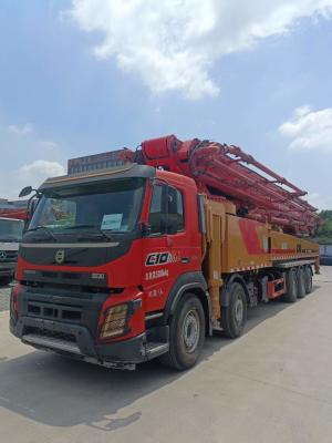 China Shacman 67m Truck Mounted Concrete Boom Pump Truck SYM5538THB 12.777L Volvo Chassis for sale