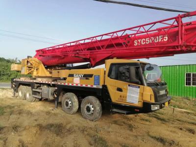 China 2020 Shacman STC500E5 Used Truck Crane 50t Capacity with 45.5m Boom and Weichai Engine for sale