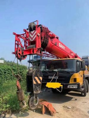 China Shacman 50t Truck Mounted Hydraulic Telescopic Crane 45.5m Boom Length for sale
