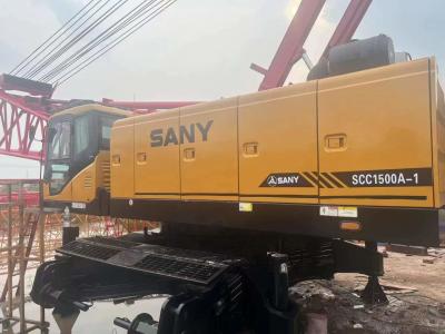 China 2018 Shacman SCC1500A-1 Used Crawler Crane 150T Capacity 62m Boom for sale