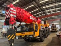 China Shacman QAY220 Used Refurbished All Terrain Crane 220t Capacity 62m Boom Benz Engine for sale
