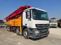 China Shacman Used Concrete Pump Truck 52m Boom 125mm Pipe 8.3-12 Mpa In Stock for sale