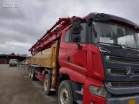 China Shacman 56m Used Concrete Pump Truck 260/1900 Cylinder Stroke 12.777L for sale