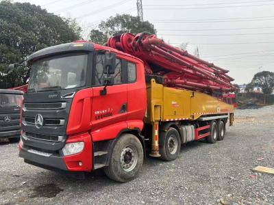 China Used Shacman Concrete Pump Truck 56m Euro V Hydraulic Boom Pump 2021 for sale