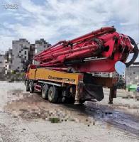 China 2019 Used Shacman Concrete Pump Truck 56m 125mm Delivery Pipe on VOLVO Chassis for sale