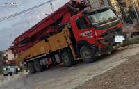 China 2019 Used Shacman Concrete Pump Truck 56m 125mm Delivery Pipe on VOLVO Chassis for sale
