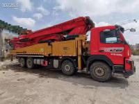 China 2019 Used Shacman Concrete Pump Truck 56m 125mm Delivery Pipe on VOLVO Chassis for sale