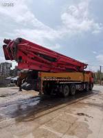 China 2019 Used Shacman Concrete Pump Truck 56m 125mm Delivery Pipe on VOLVO Chassis for sale