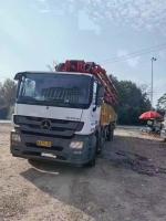 China Shacman Used Concrete Pump Truck 56m 120-180m3/h Hydraulic Boom Pump for sale