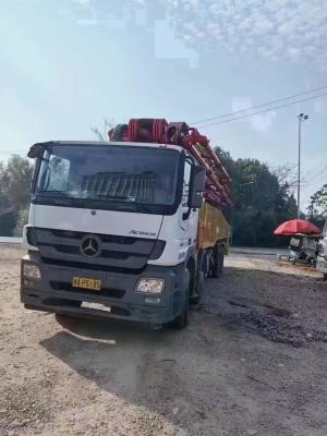 China Shacman Used Concrete Pump Truck 56m 120-180m3/h Hydraulic Boom Pump for sale