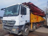 China 2013 Shacman 56m Concrete Pump Truck - 120-180 m³/h Capacity, 44,000 kg Weight for Construction for sale