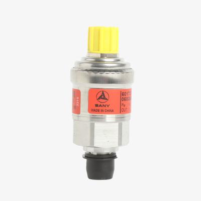 China Shacman Crane Pressure Sensor 35MPa 24V DC with G1/4 Thread and M12 Connector for Hydraulic Systems for sale