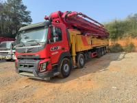 China Used 66m Concrete Pump Truck Shacman 348kw 46000kg for Large Construction for sale